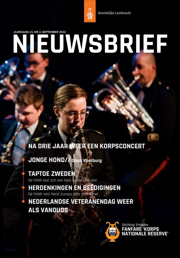 Nieuwsbrief - Fanfare 'Korps Nationale Reserve'