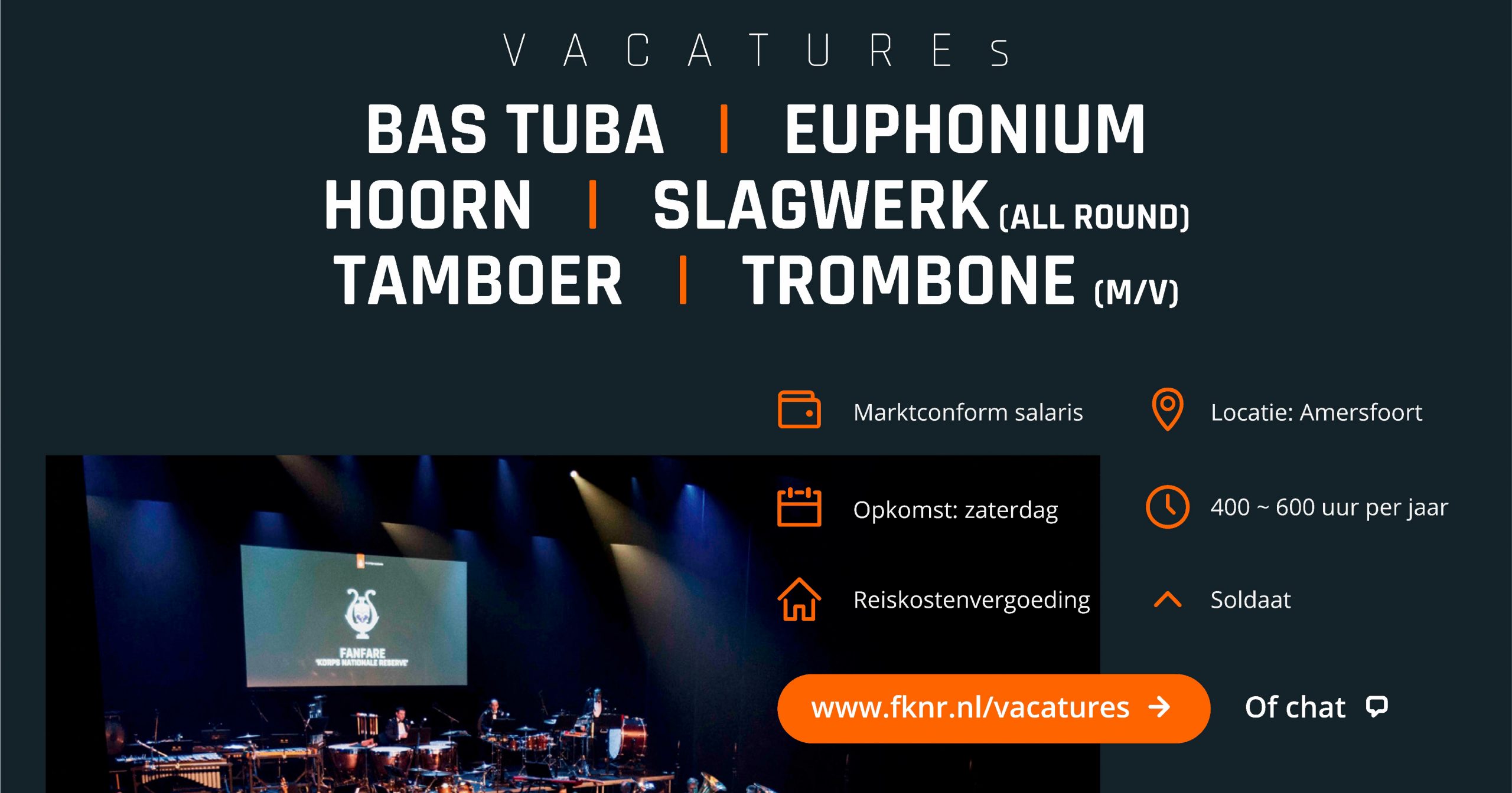 Vacatures - Fanfare 'Korps Nationale Reserve'